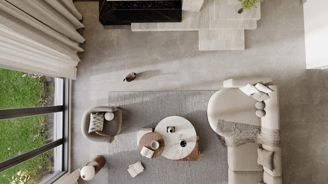 Custom 3D Living Room Design - Personalized High-resolution Interior ...