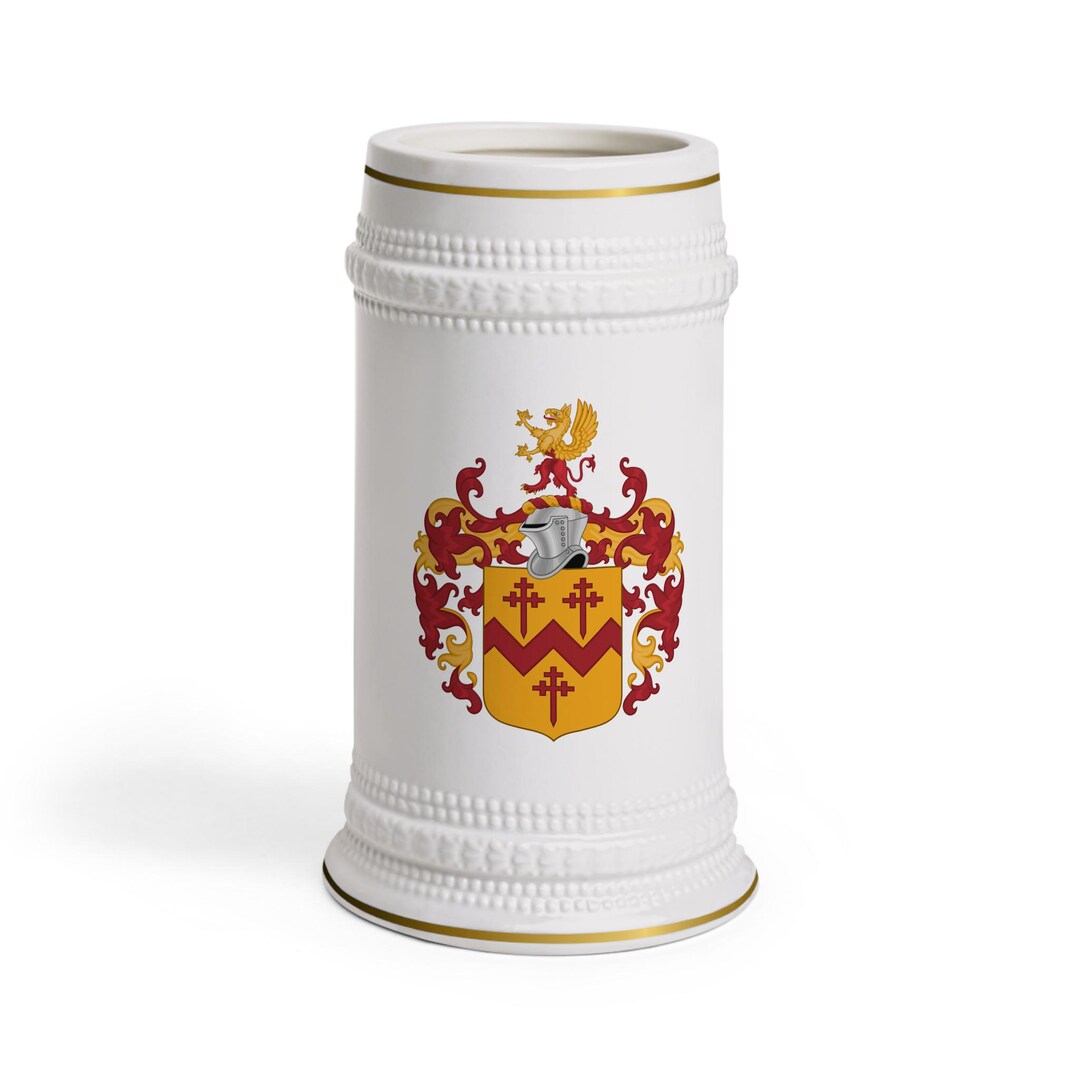 Coat of Arms of the Sands Family - Beer Stein Mug - Etsy