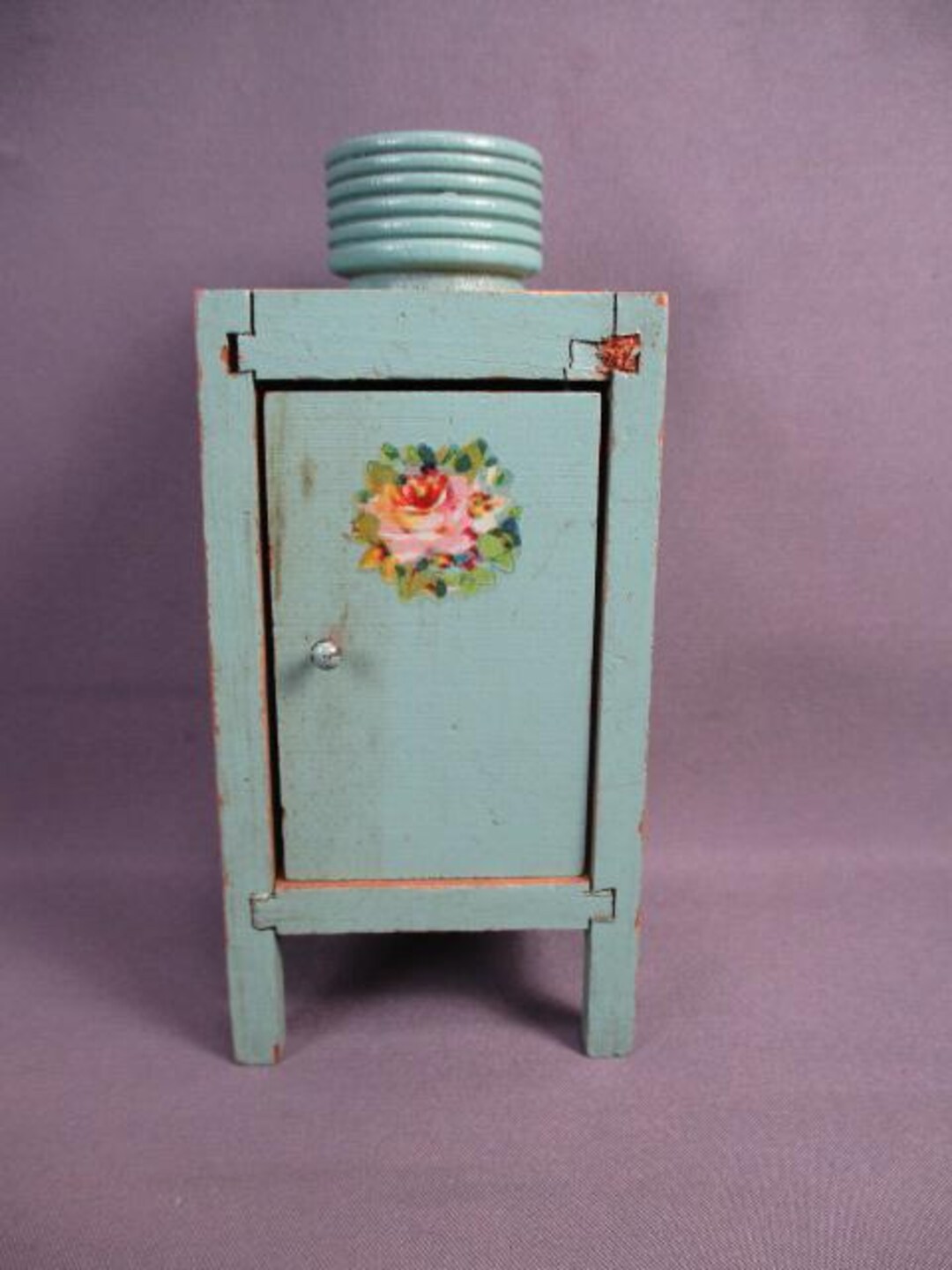Vintage Strombecker Dollhouse Furniture Green Coil Top Refrigerator ...