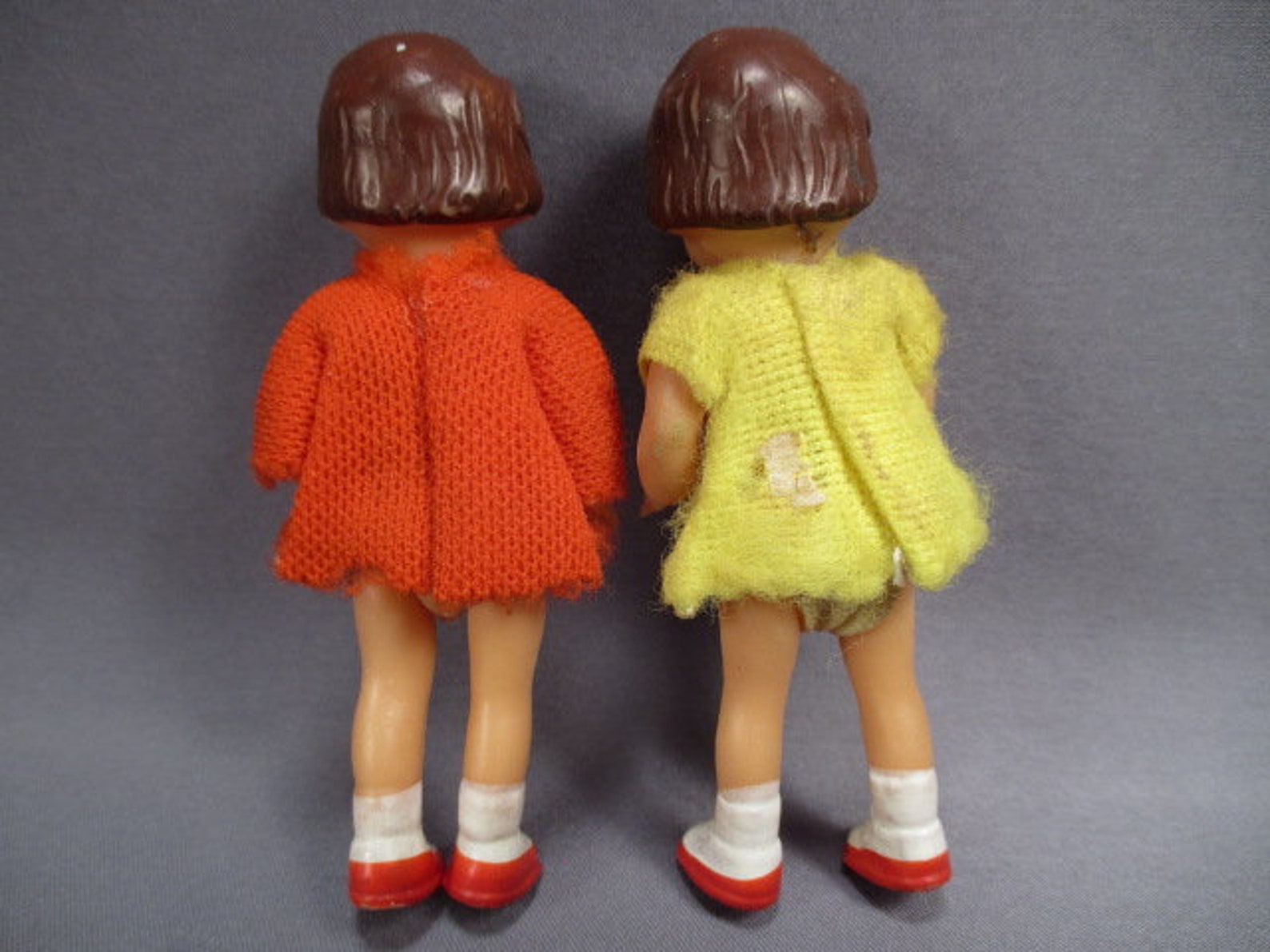 Vintage German Rubber ARI Dolls - Family of Four - Mid 20th Century ...