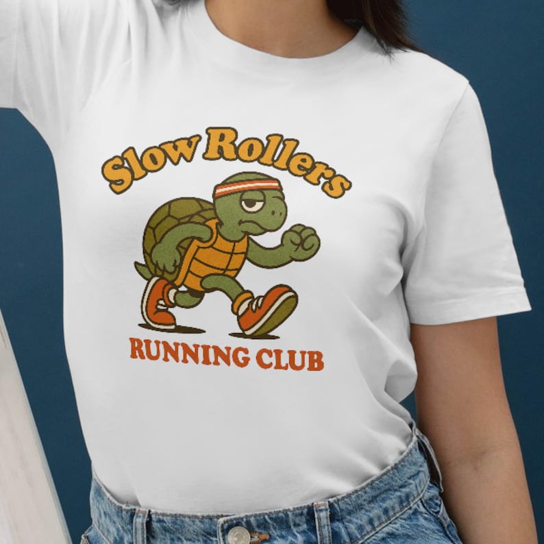 Funny Turtle Running Club PNG: Retro Fitness Design (300 DPI) - Etsy