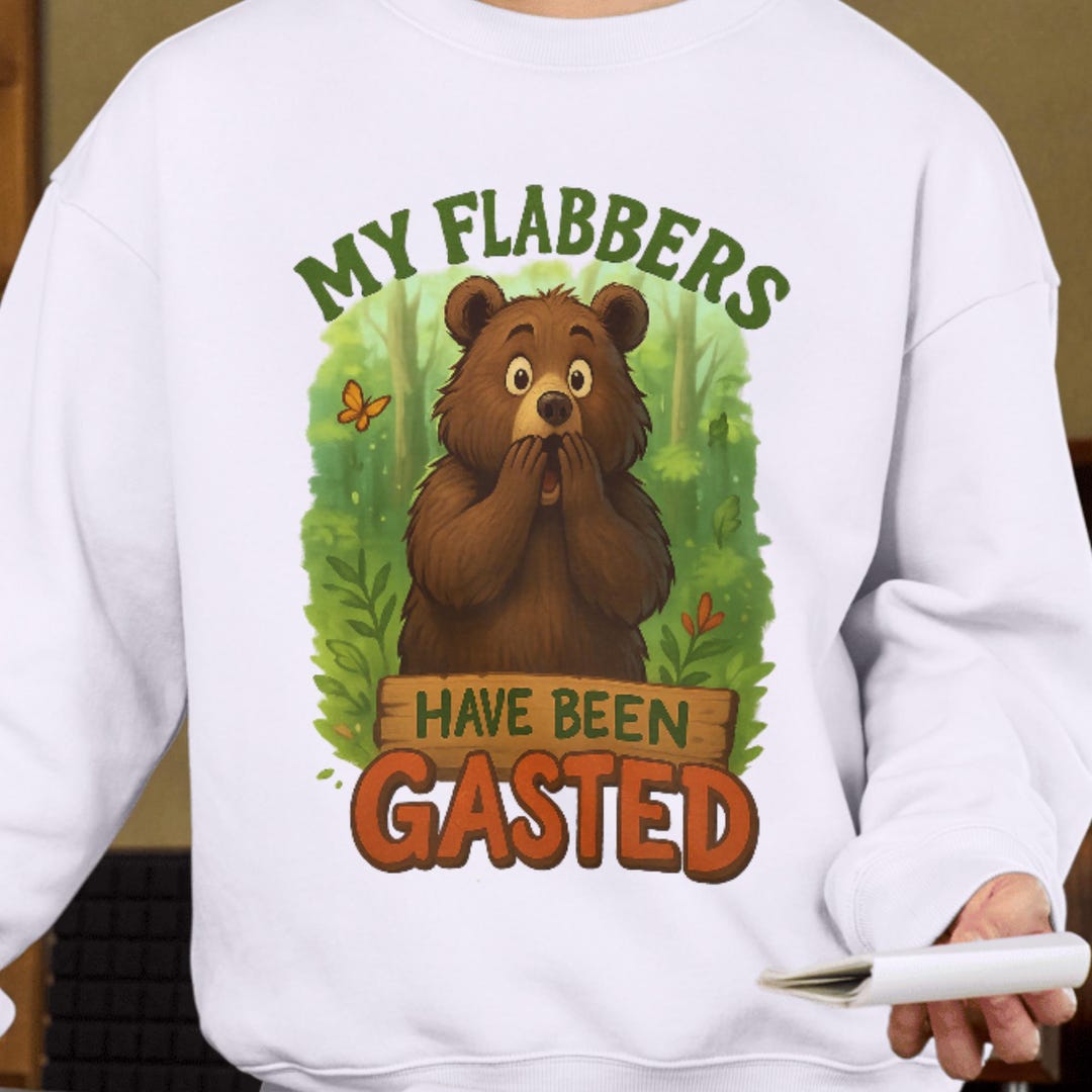 Funny Shocked Bear PNG Clipart: Woodland Animal Design (digital ...