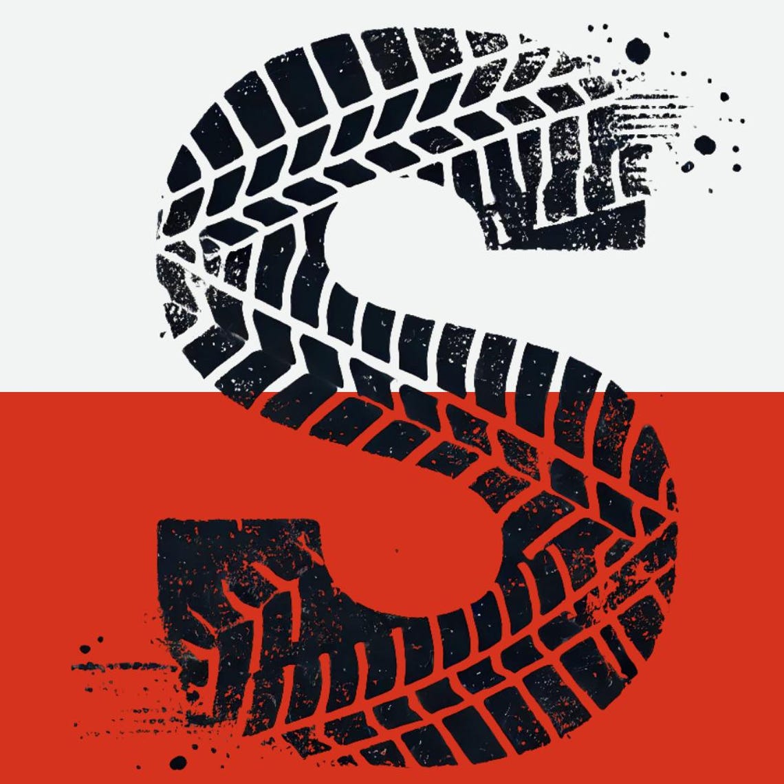 49 Tire Track Alphabet Clipart PNG Bundle With Numbers and Symbols ...