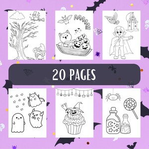 Halloween Coloring Pages, Fun Printable Activity Sheets, Spooky ...