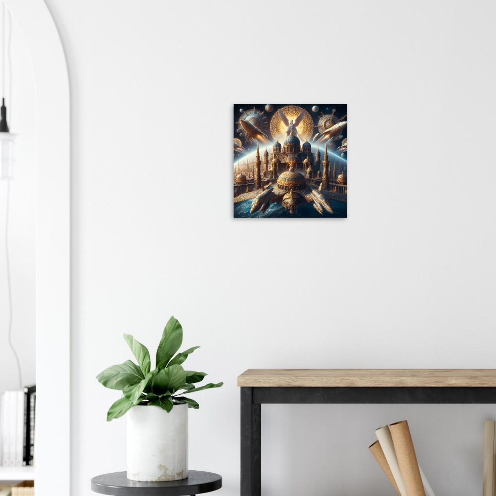 Amazing Detailed Spaceship Poster Art. Premium Matte Paper Poster 40x40 ...