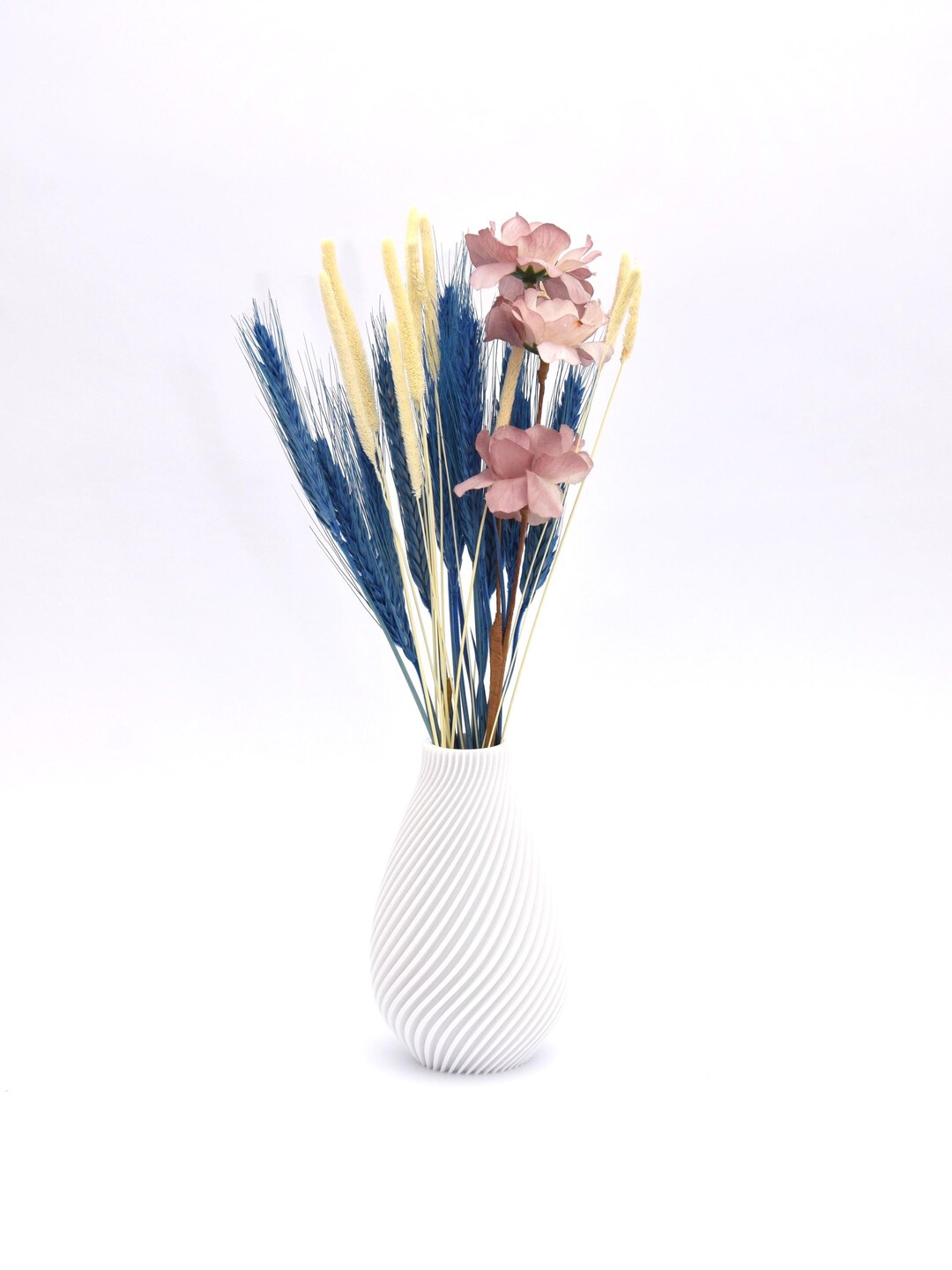 Eco-friendly Modern Vase Spiral Harmony White - Etsy