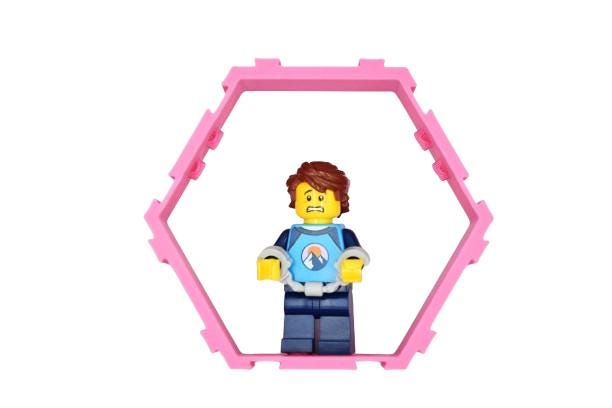 Hexagon LEGO Figures Display Shelf 3d Printed - Etsy