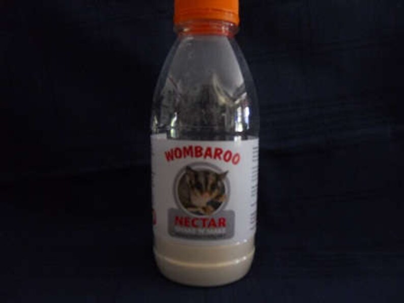 Wombaroo Sugar Glider Shake and Make Nectar 100g Bottle | Etsy