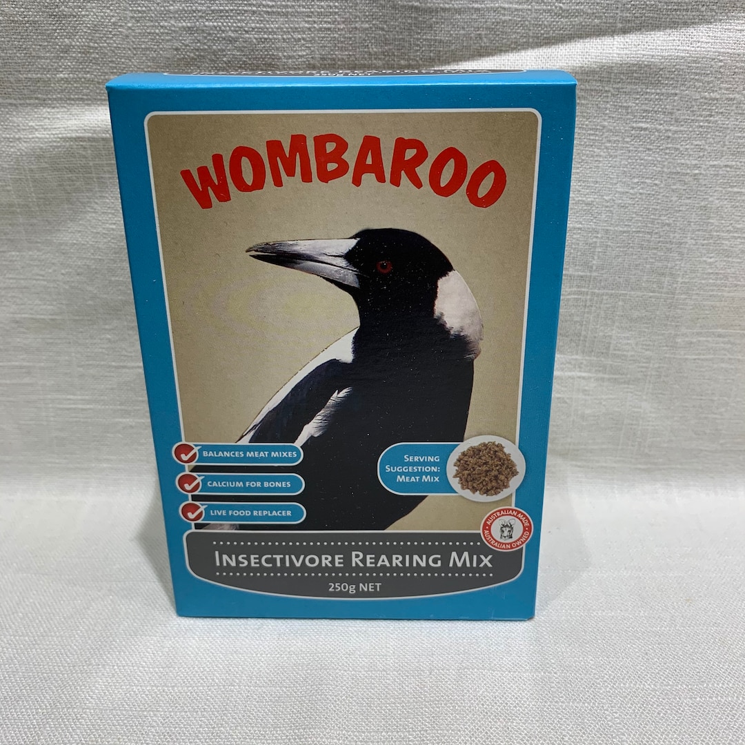 Wombaroo Insectivore Rearing Mix for Insectivore or Carnivorous Birds ...