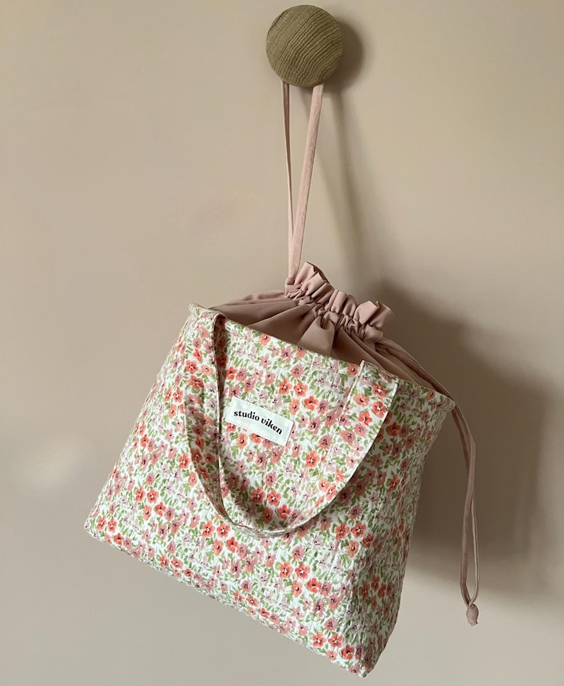Project Bag Sewing Pattern for Knitting & Crochet | Drawstring Bag PDF ...
