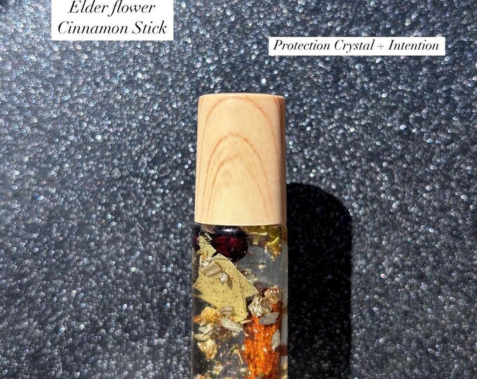 Roll on Protection Spell Oil | Crystal & Exotic Herb Infused Protection ...