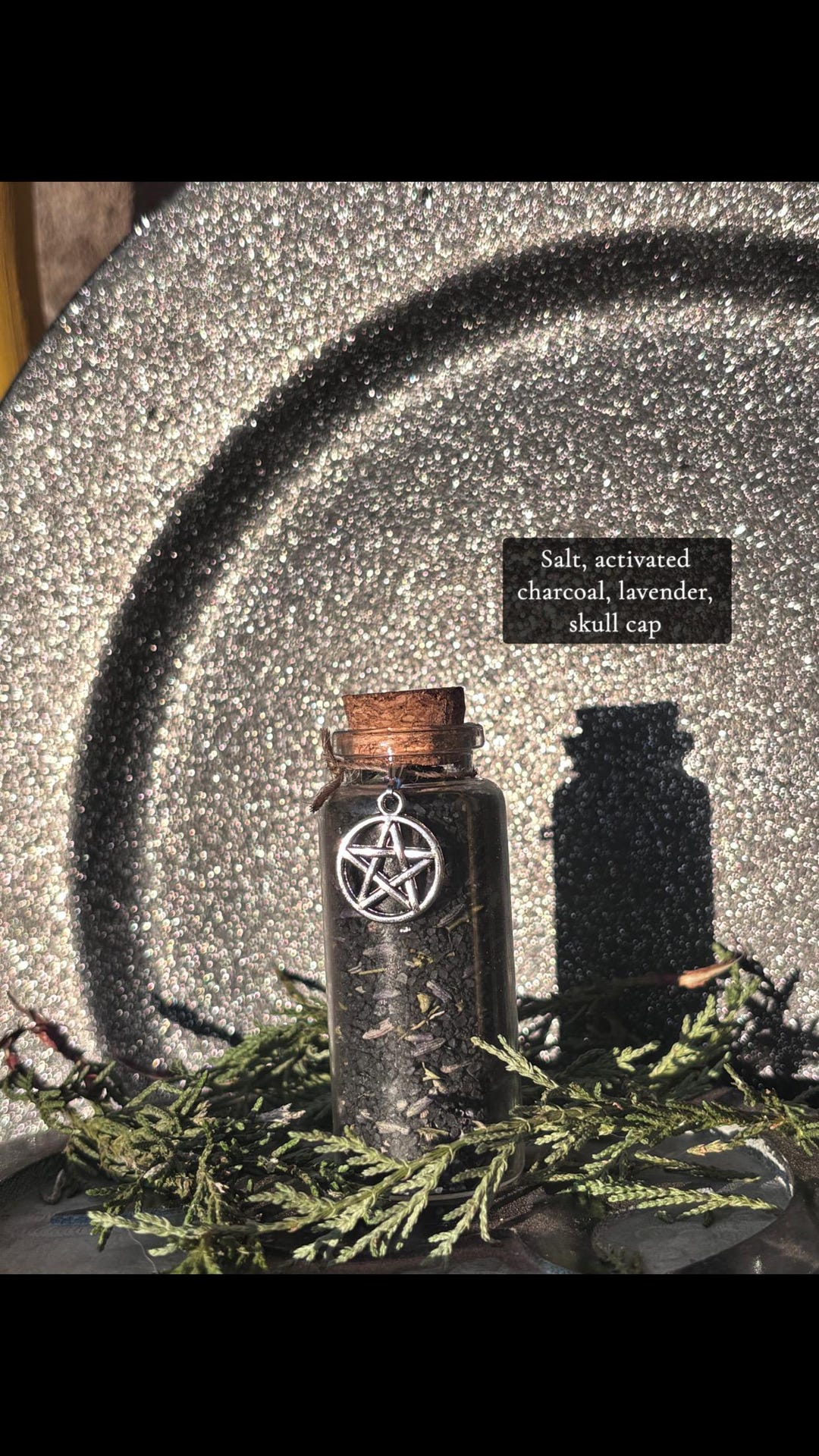 Protection Salt Black Safety Salt Protection Spell Salt Herb Infused ...