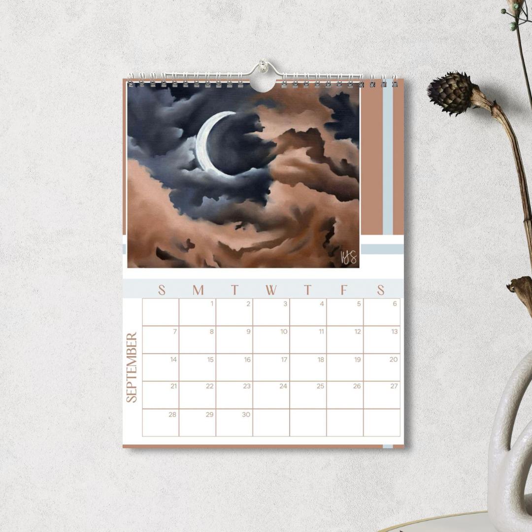 Colorful 2025 Wall Calendar, 2025 Desk Calendar, Nature Wall Calendar ...