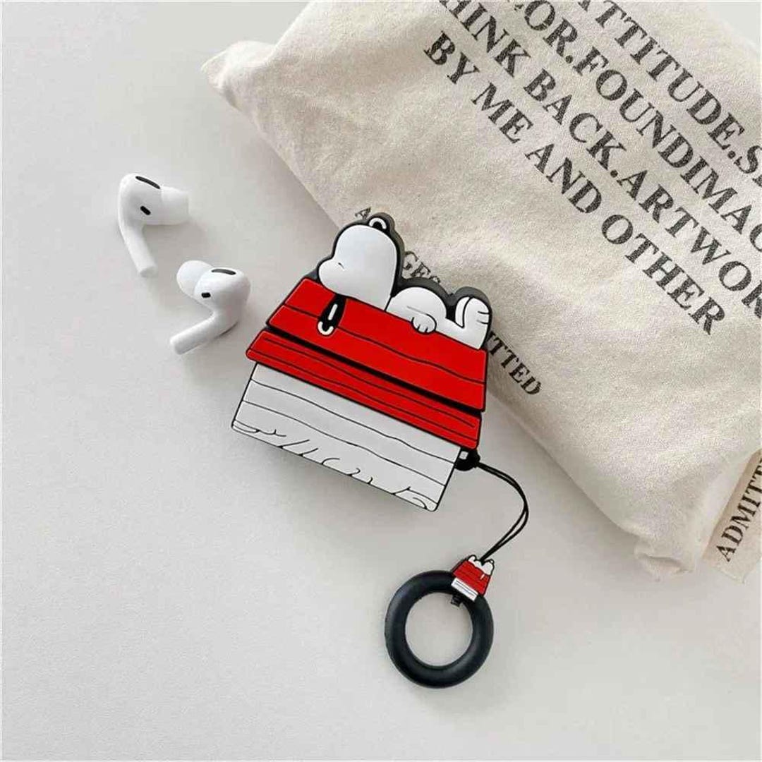 Snoopy Airpods Case Peanuts Cartoon Cover for Airpods 1, 2, 3 & Pro 90s ...