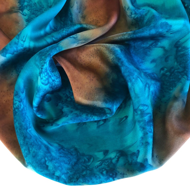 Teal Silk - Etsy