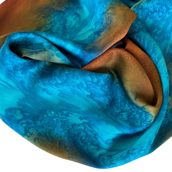 Teal Silk - Etsy