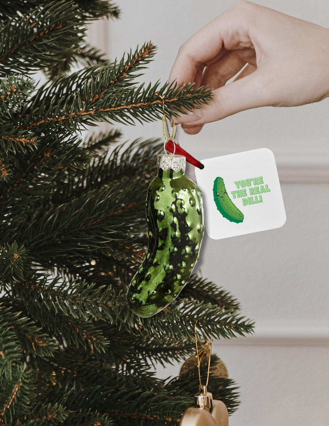 The Christmas Pickle Ornament christmas Ornament Positive Pickle ...