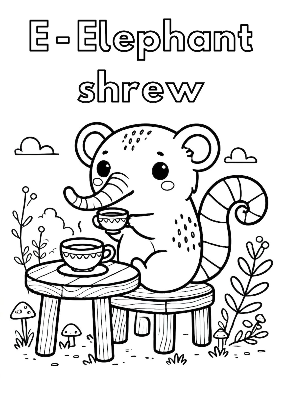 Adorable Animal Alphabet Coloring Book: A Fun Learning Adventure for ...