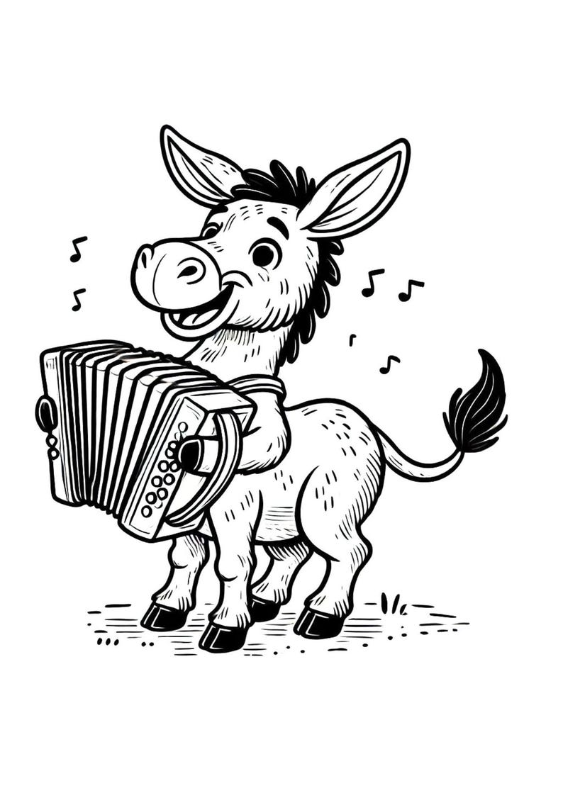 Printable Animal Musicians Coloring Book | Fun & Creative Kids Activity ...