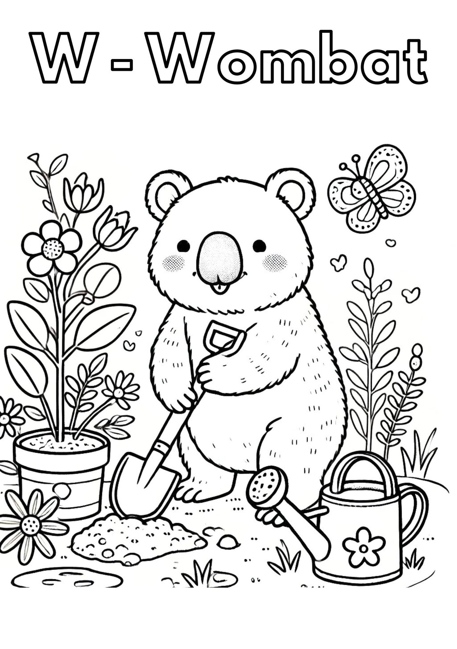 Adorable Animal Alphabet Coloring Book: A Fun Learning Adventure for ...