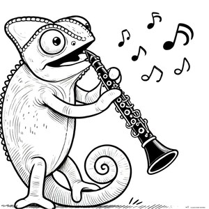 Printable Animal Musicians Coloring Book | Fun & Creative Kids Activity ...