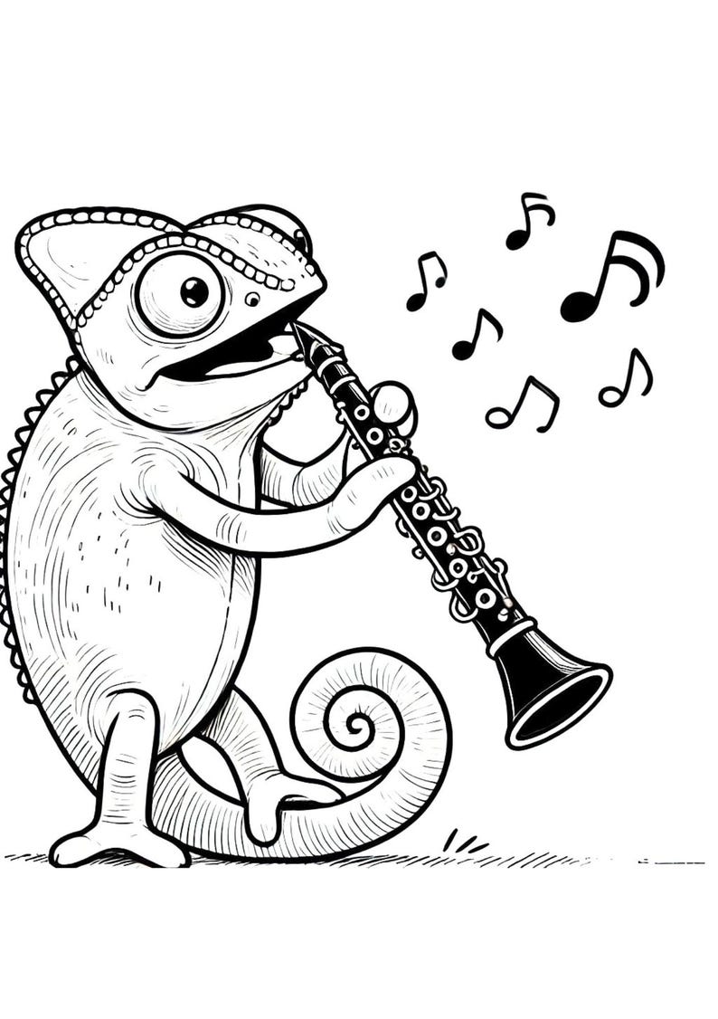 Printable Animal Musicians Coloring Book | Fun & Creative Kids Activity ...