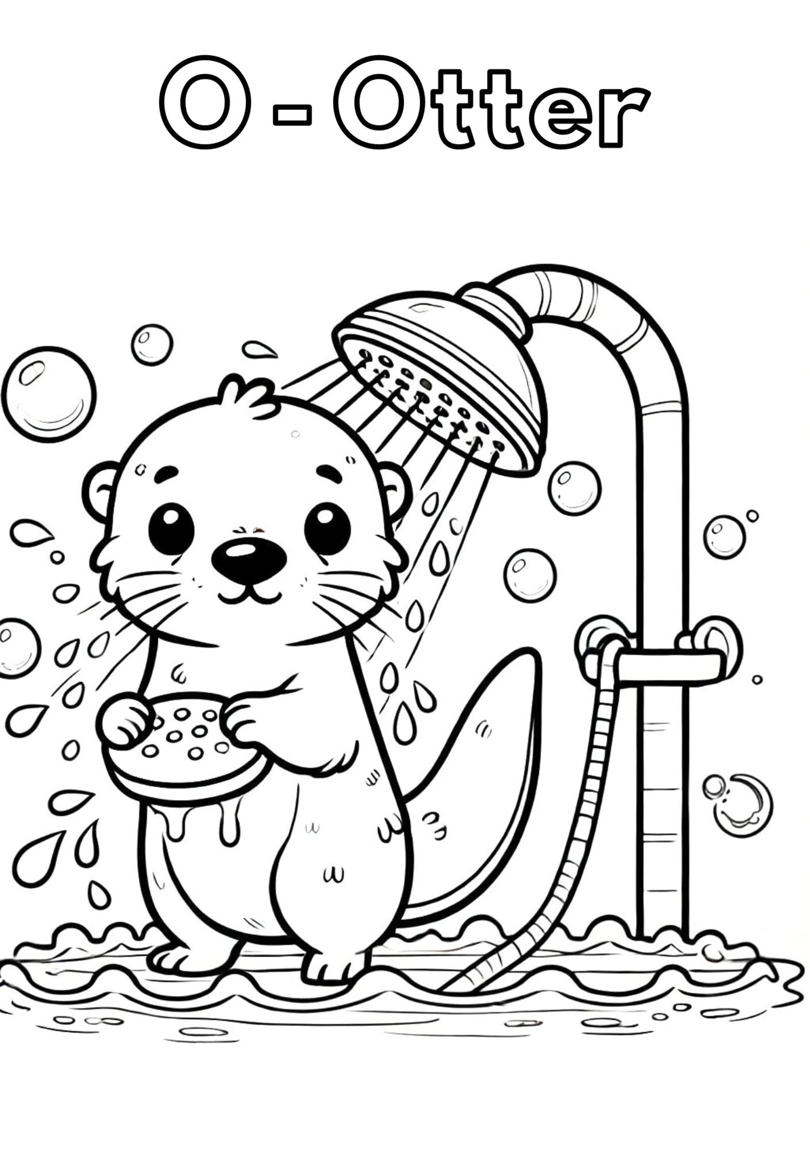 Adorable Animal Alphabet Coloring Book: A Fun Learning Adventure for ...