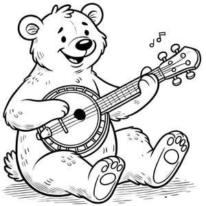 Printable Animal Musicians Coloring Book | Fun & Creative Kids Activity ...