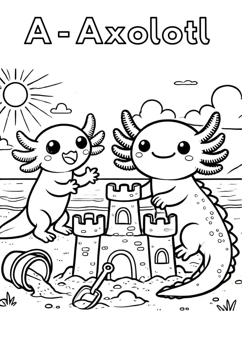 Adorable Animal Alphabet Coloring Book: A Fun Learning Adventure for ...
