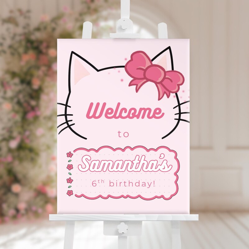 Hello Kittys Sign - Etsy