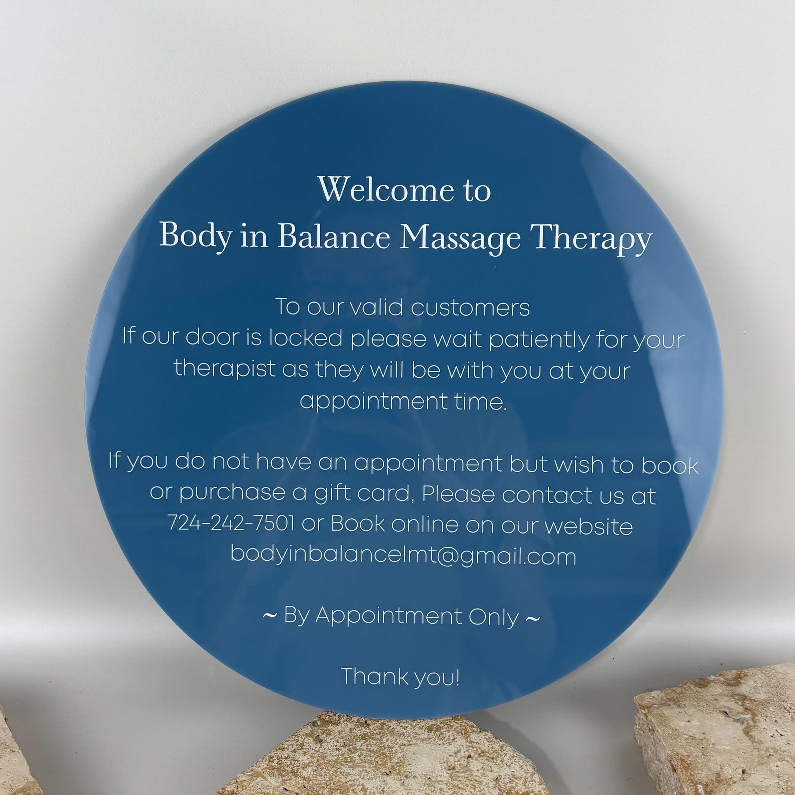 Custom “treatment in Progress” Door Sign – Personalised Sign for ...