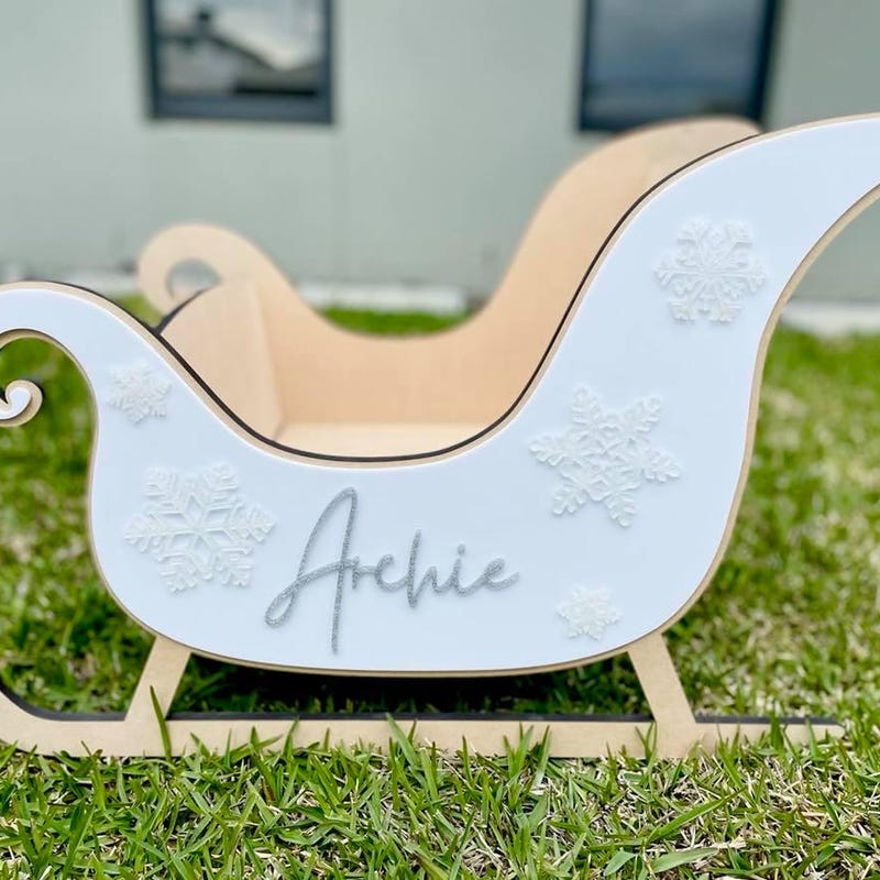 Wooden Sleigh - Etsy