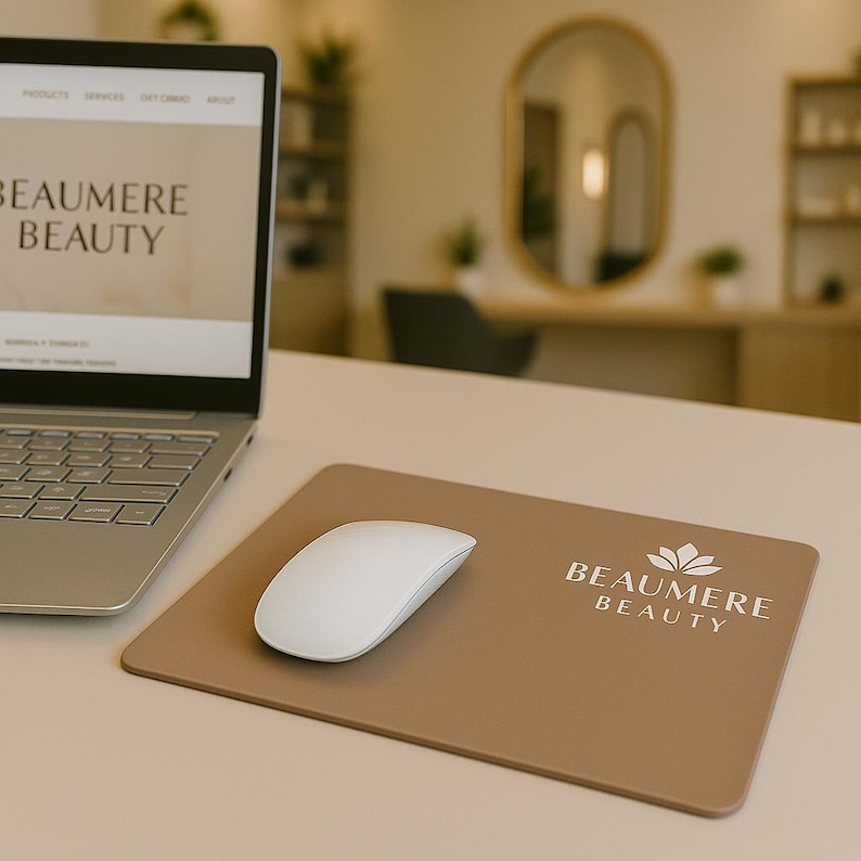 Custom Acrylic Mouse Pad With Logo | Personalised Business Branded Desk ...