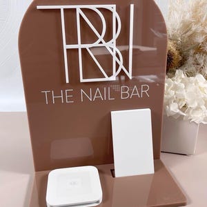 Custom Acrylic Business Display Stand | NFC Tap to Pay & Card Holder ...
