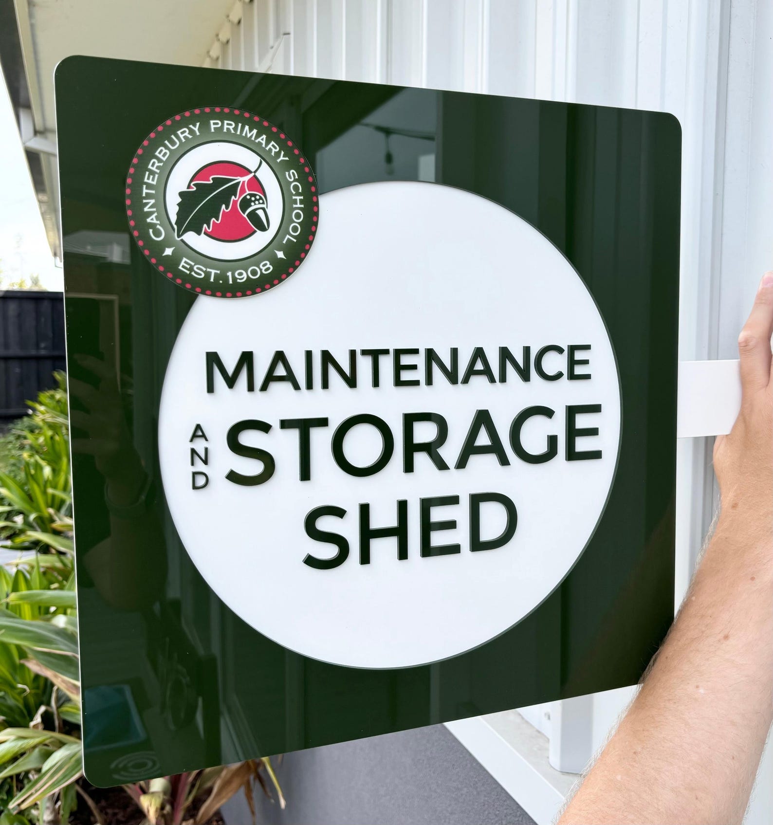 Custom Square Blade Sign for Shops & Businesses | Outdoor Double Sided ...
