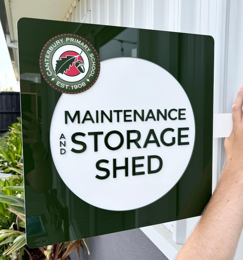 Custom Square Blade Sign for Shops & Businesses | Outdoor Double Sided ...