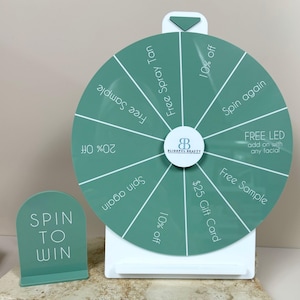 25cm Spin the Wheel Game | Custom Event Spinner | Business Giveaway ...