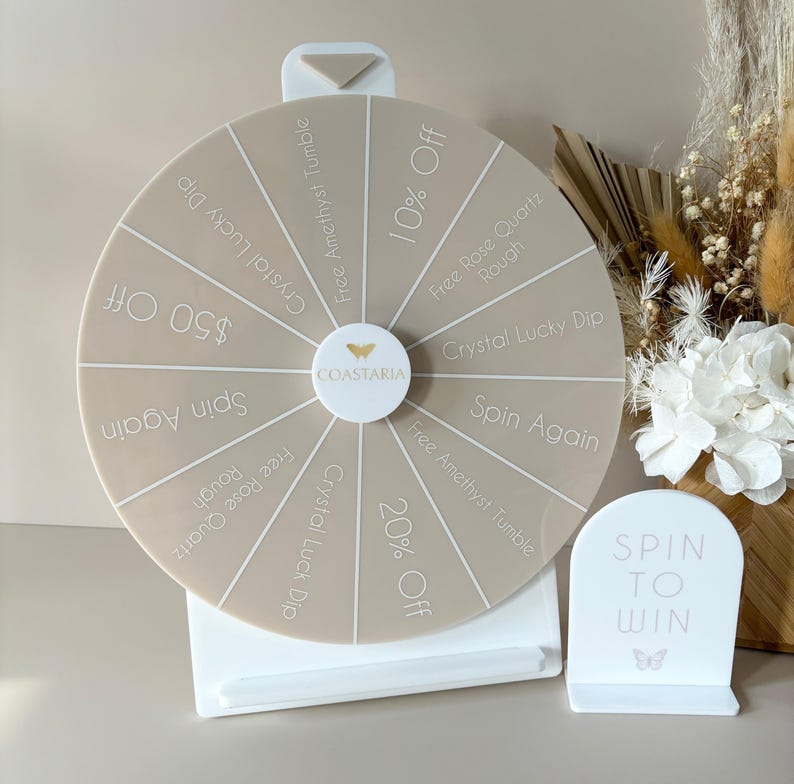 Custom Branded Spin the Wheel for Salon Promotions | Personalised Prize ...