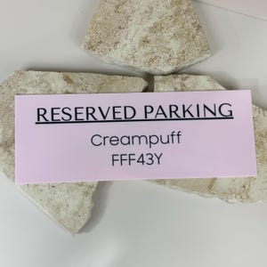 Custom Reserved Parking Sign for Businesses | Personalised Outdoor ...