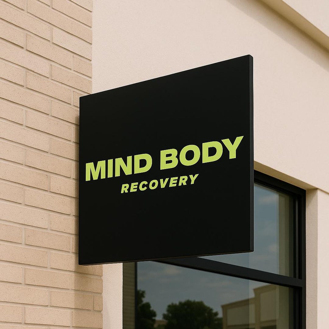 Custom Square Blade Sign | Double-sided Outdoor Business Sign With 3D ...