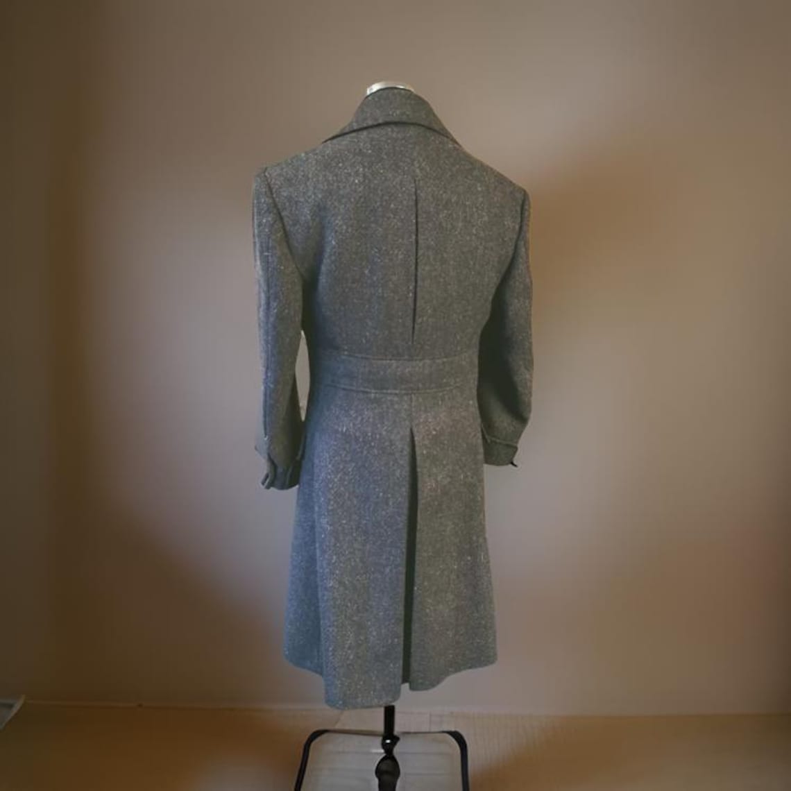Men's Victorian Inverness Cape Coat - Dark Gray Wool Overcoat - Etsy