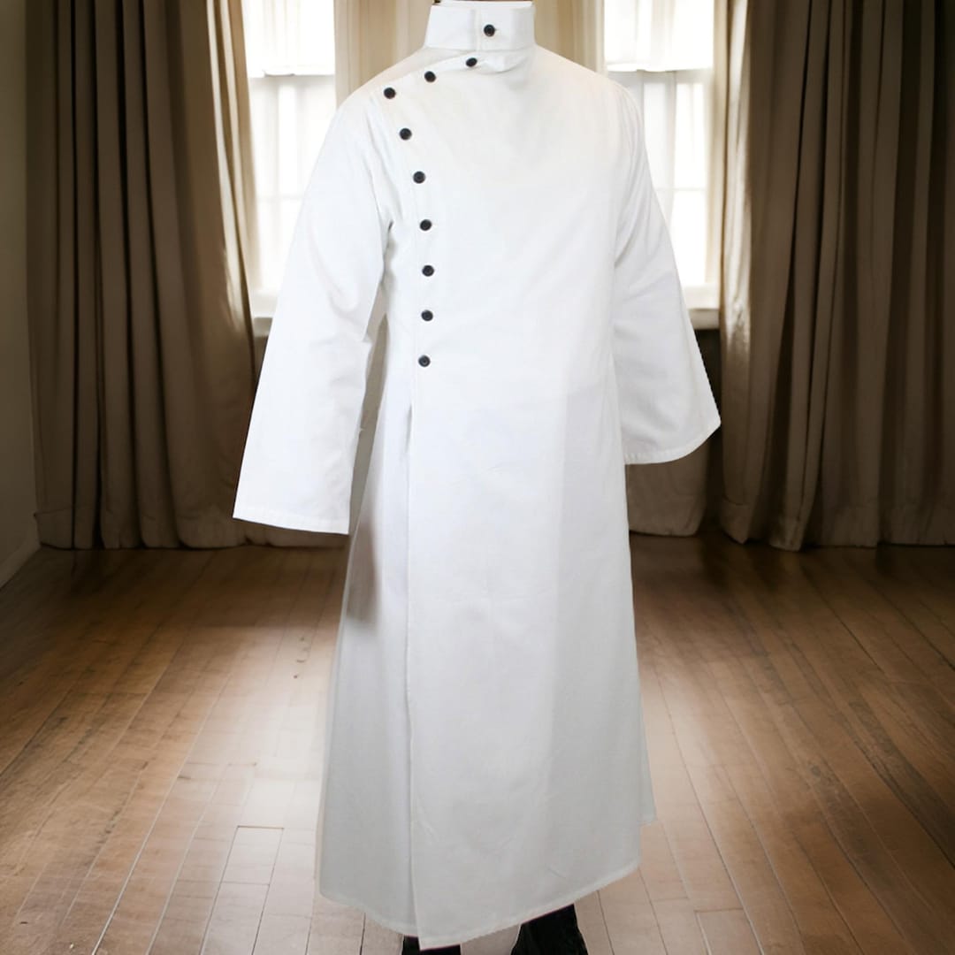 Men's White Mad Scientist Lab Coat - Long Victorian Style - Etsy