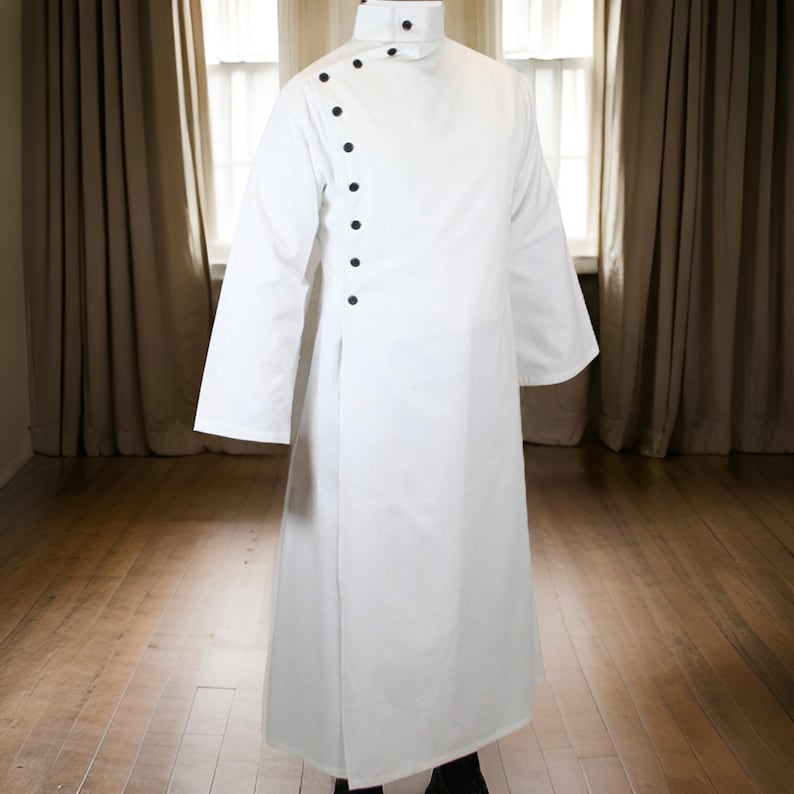 Men's White Mad Scientist Lab Coat - Long Victorian Style - Etsy