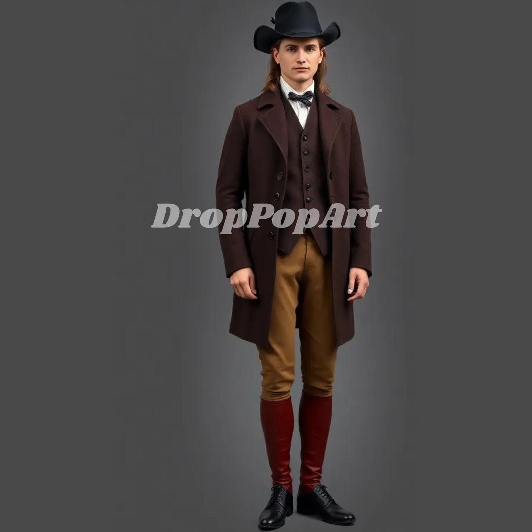 Men's Regency Coat Complete Dress, 18th-century Gentleman’s Attire ...