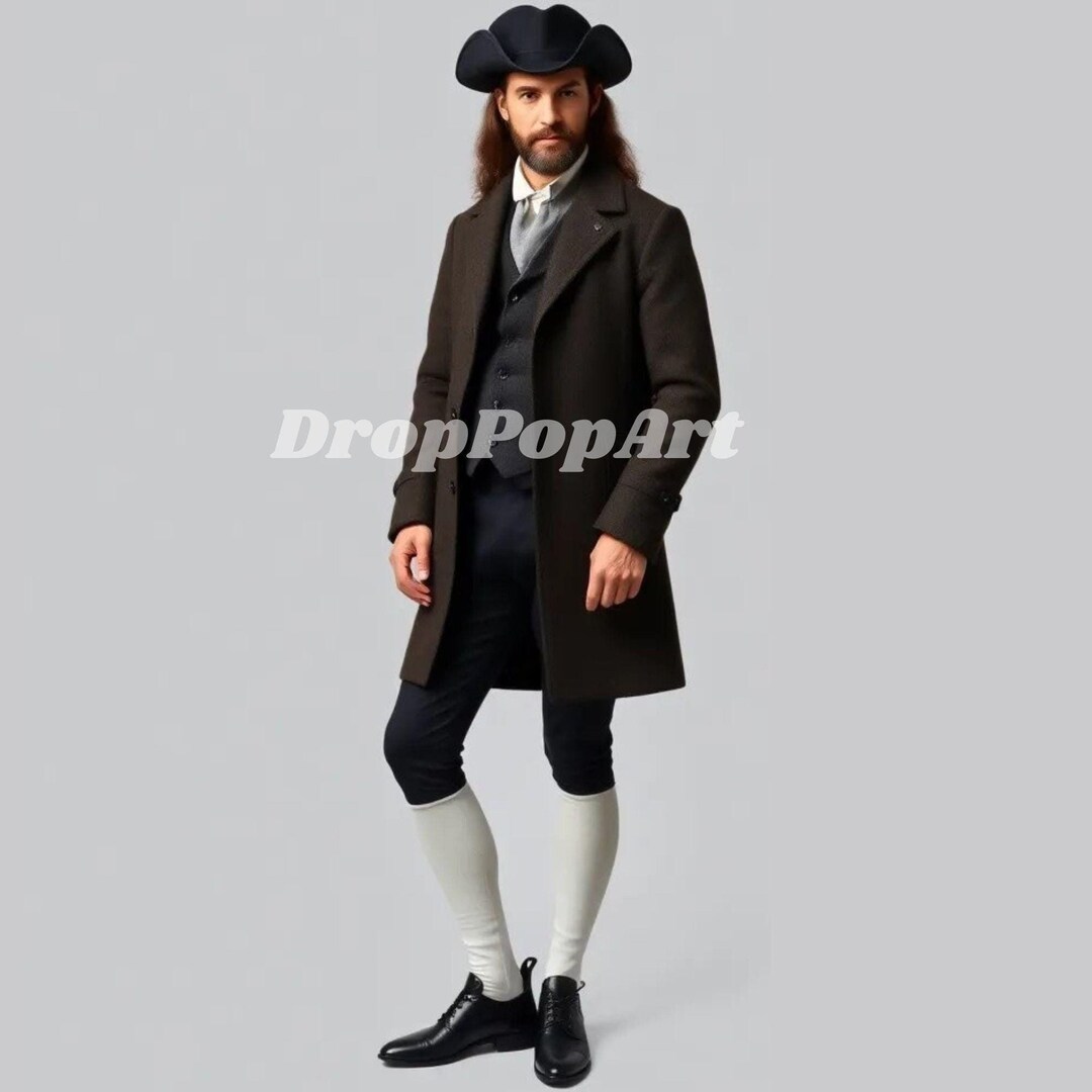 Brown Regency Tailcoat for Mens, Made to Order Regency Suit, Complete ...