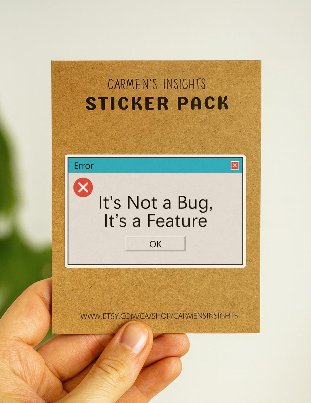 Funny Programmer Sticker, It's Not A Bug, Coding Humor - Etsy