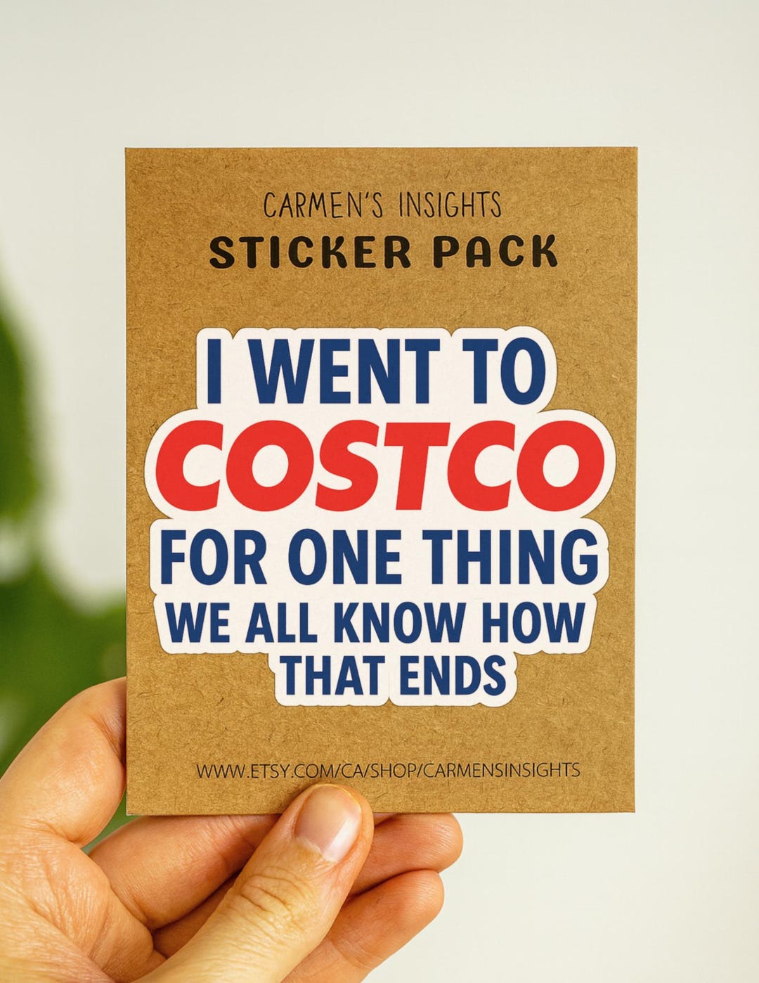 Funny Costco Trip Sticker, Costco Addict, Water Resistant - Etsy
