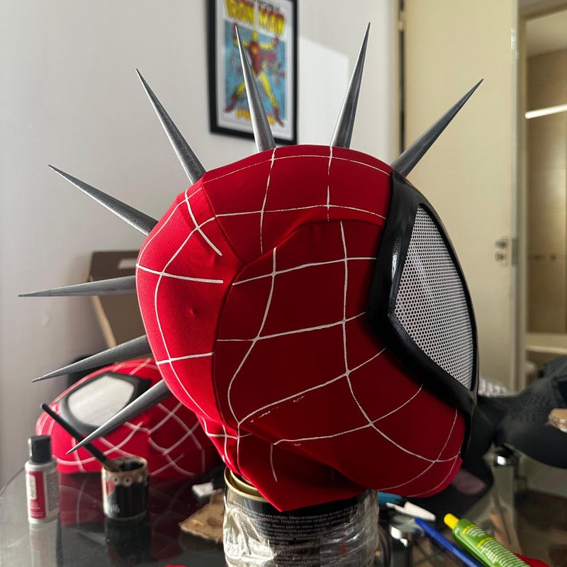 Realistic Spider Man Mask - Etsy