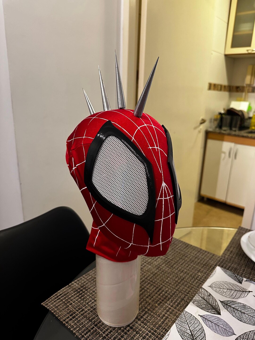 Spider Punk Mask Spiderman Across the Spiderverse - Etsy