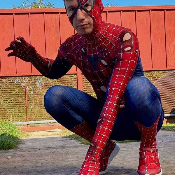 Spiderman Realistic Suit - Etsy